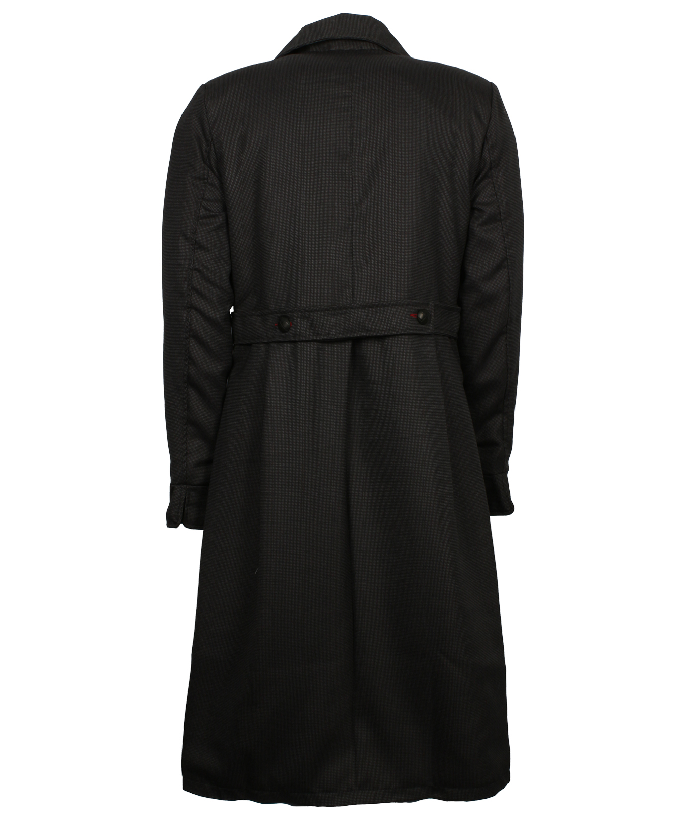 Long Black Leather Coat For Men - US BIKER JACKETS