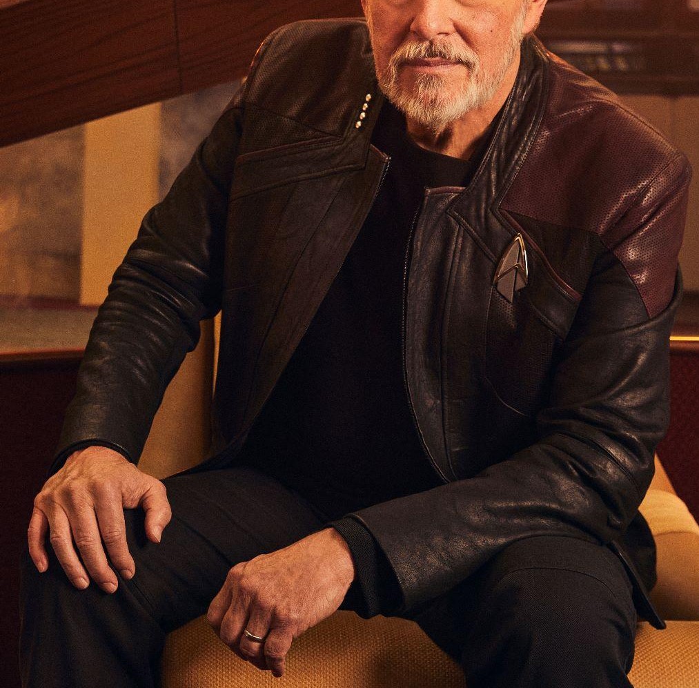 Star Trek Captain Picard Jacket Season 3 Red Jacket - US BIKER JACKETS