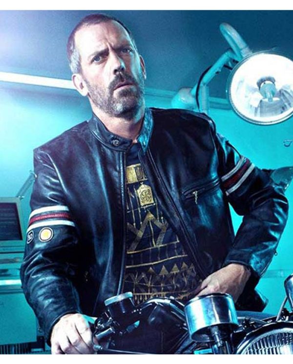 Mens MD Gregory House RTAI Sports Motorcycle Black Leather Jacket - US ...