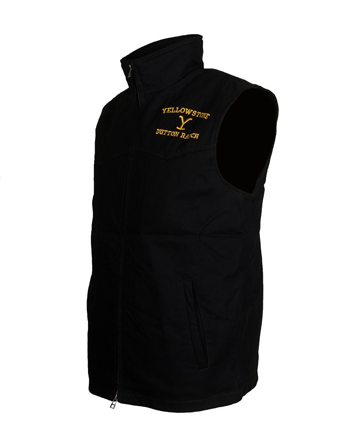 Yellowstone Kevin Costner John Dutton Season 3 Black Wool Vest Jacket ...